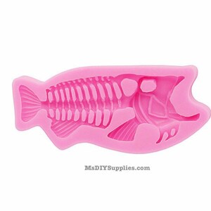 Fish Bone Silicone Mold Resin Metal Fondant Polymer Clay - Etsy