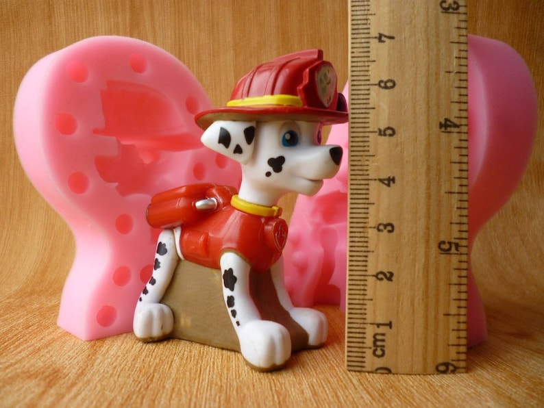 3D Paw Patrol Dog Team Bark Silicone Mold - Etsy