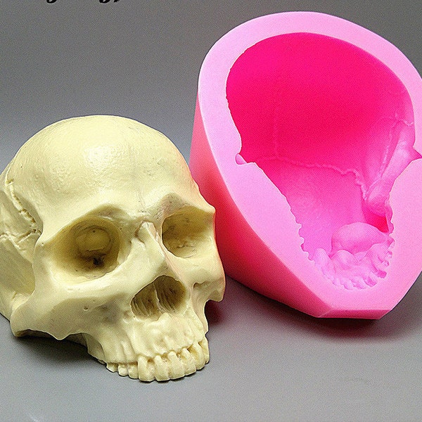 Silicone Skull Mold - Etsy