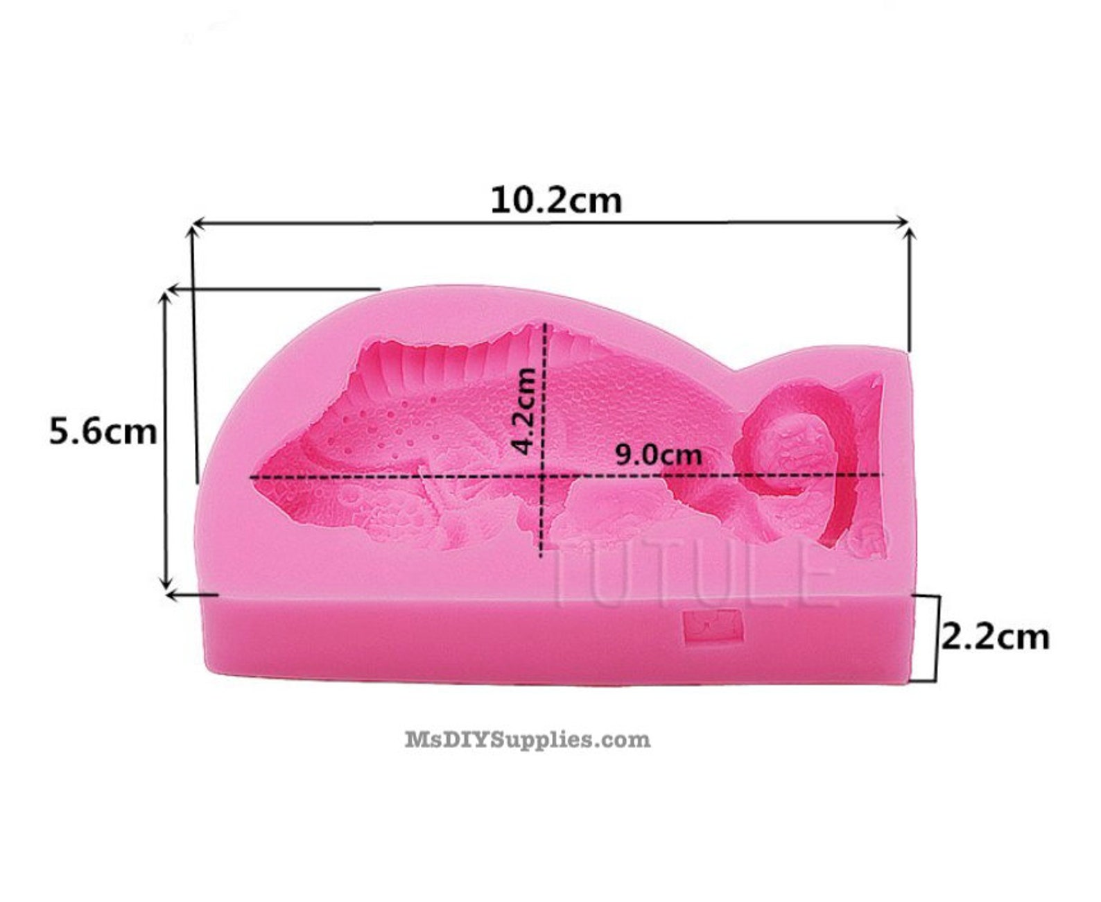 Iguana Lizard Silicone Mold Metal Fondant Polymer Clay | Etsy