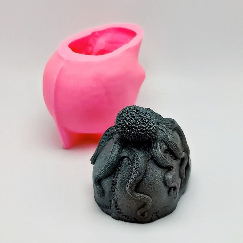 Octopus Head Monster Skull Silicone Mold Casting - Etsy