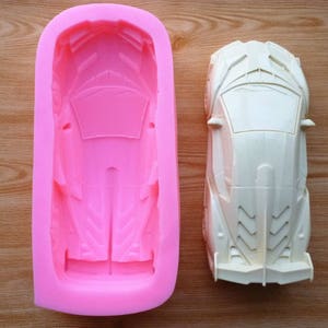 3D Sports Car Silicone Mold for Baking and Craft Supplies by ...