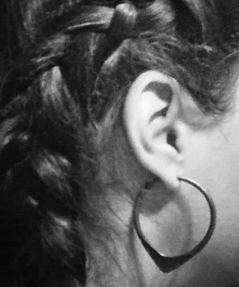 Copper Hoops Gauges Earweights 10g 2.5mm 8g 3mm Teardrop | Etsy