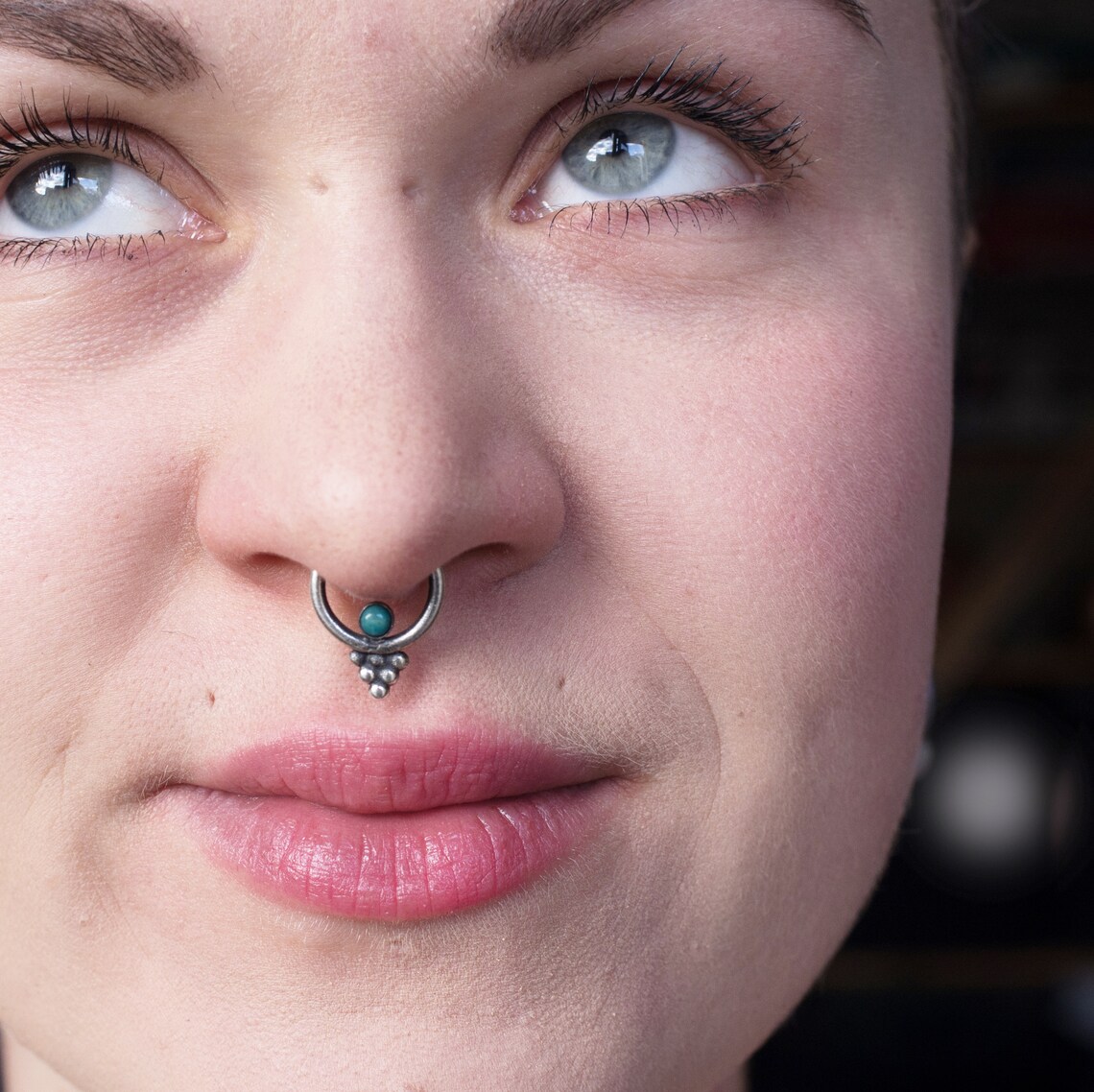 Triangle Septum Piercing Ring 1.2mm 1.6mm 16g 14g Sterling - Etsy