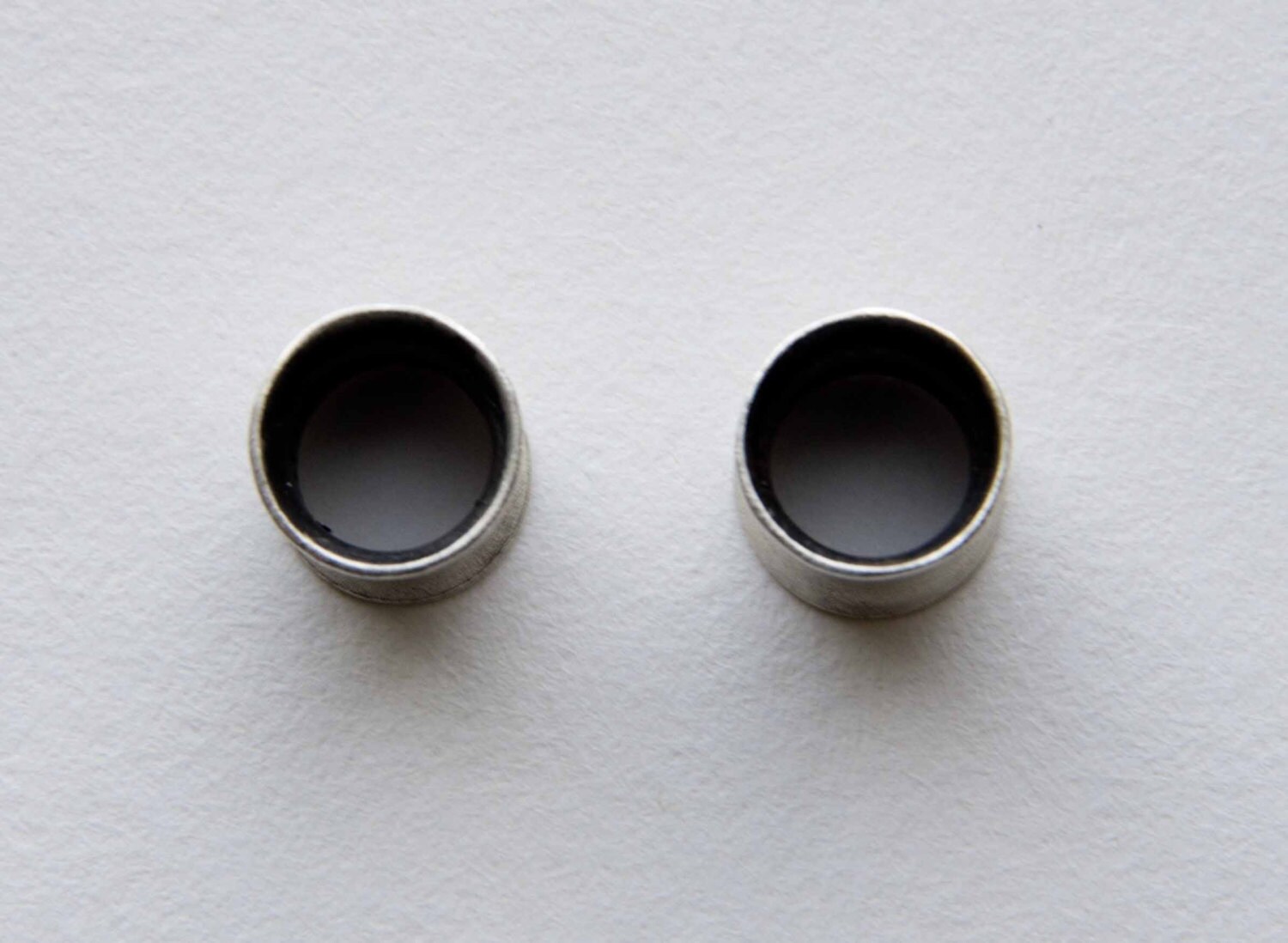 Silver Custom Made Double Flared Plugs Tunnels Gauges Spacing | Etsy