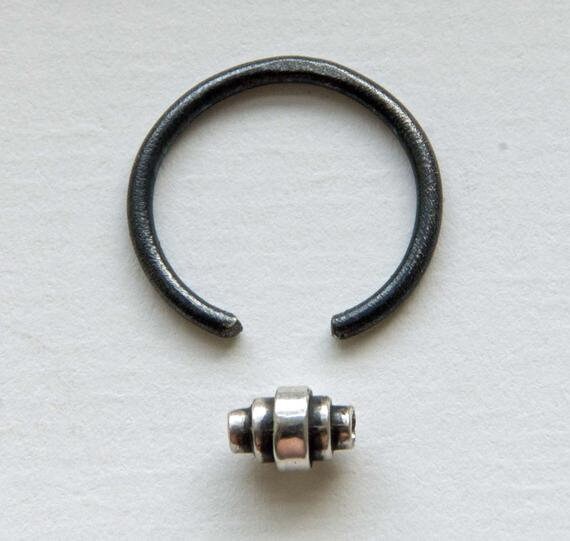 Niobium Sterling Silver Piercing Ring Septum Nipple Conch | Etsy
