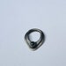 Sterling Silver Septum Ring With 3mm Gemstone in 14g (1.6mm) Stacked ...
