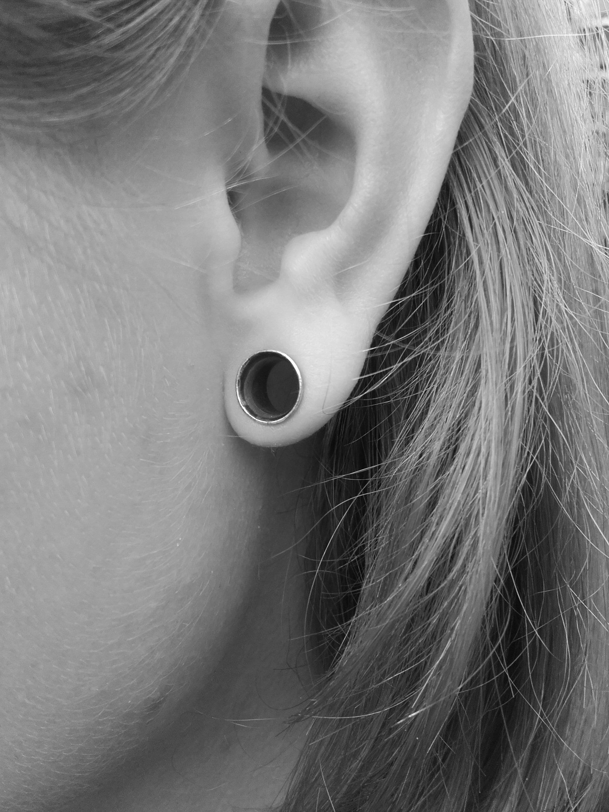 Silver Custom Made Double Flared Plugs Tunnels Gauges Spacing | Etsy
