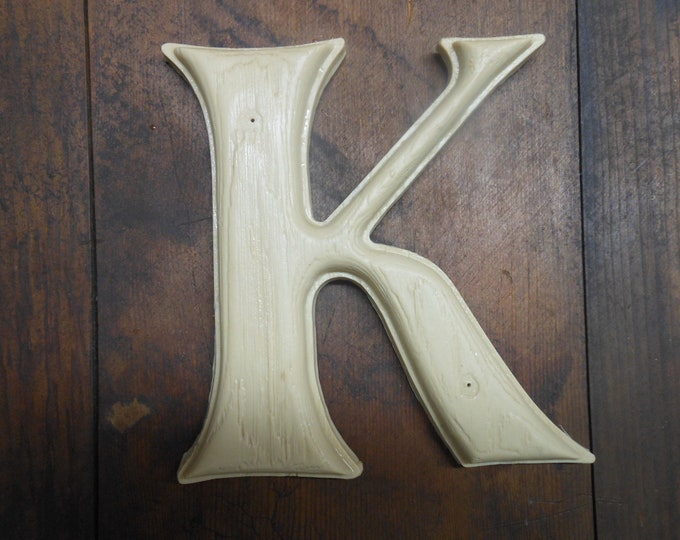 Vintage Gerber St. Louis Plastic Molded 7 Inch Letter "k" Indoor ...