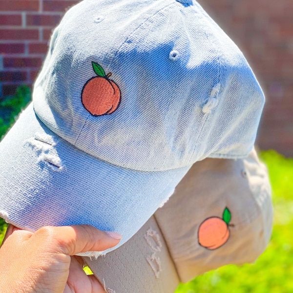 Peach Hat - Etsy