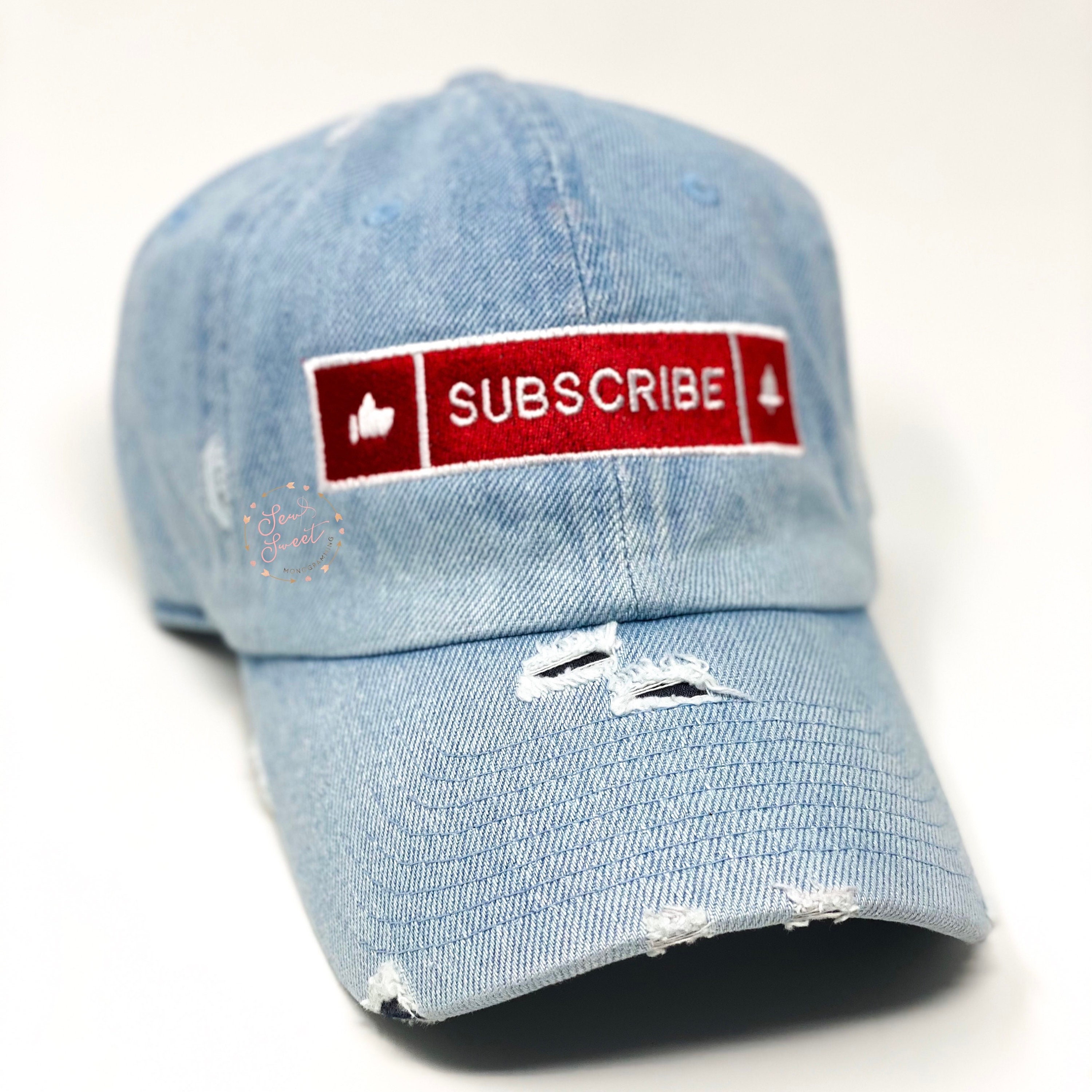 Embroidered Influencer Hat Hats with Sayings Like | Etsy