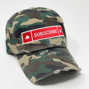Embroidered, Influencer Hat, Hats With Sayings, Like, Subscribe ...