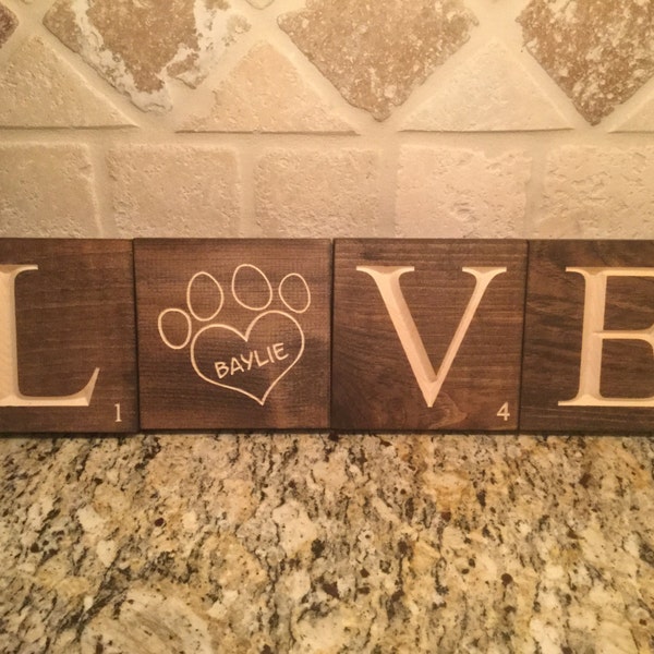 Paw Print Tile - Etsy