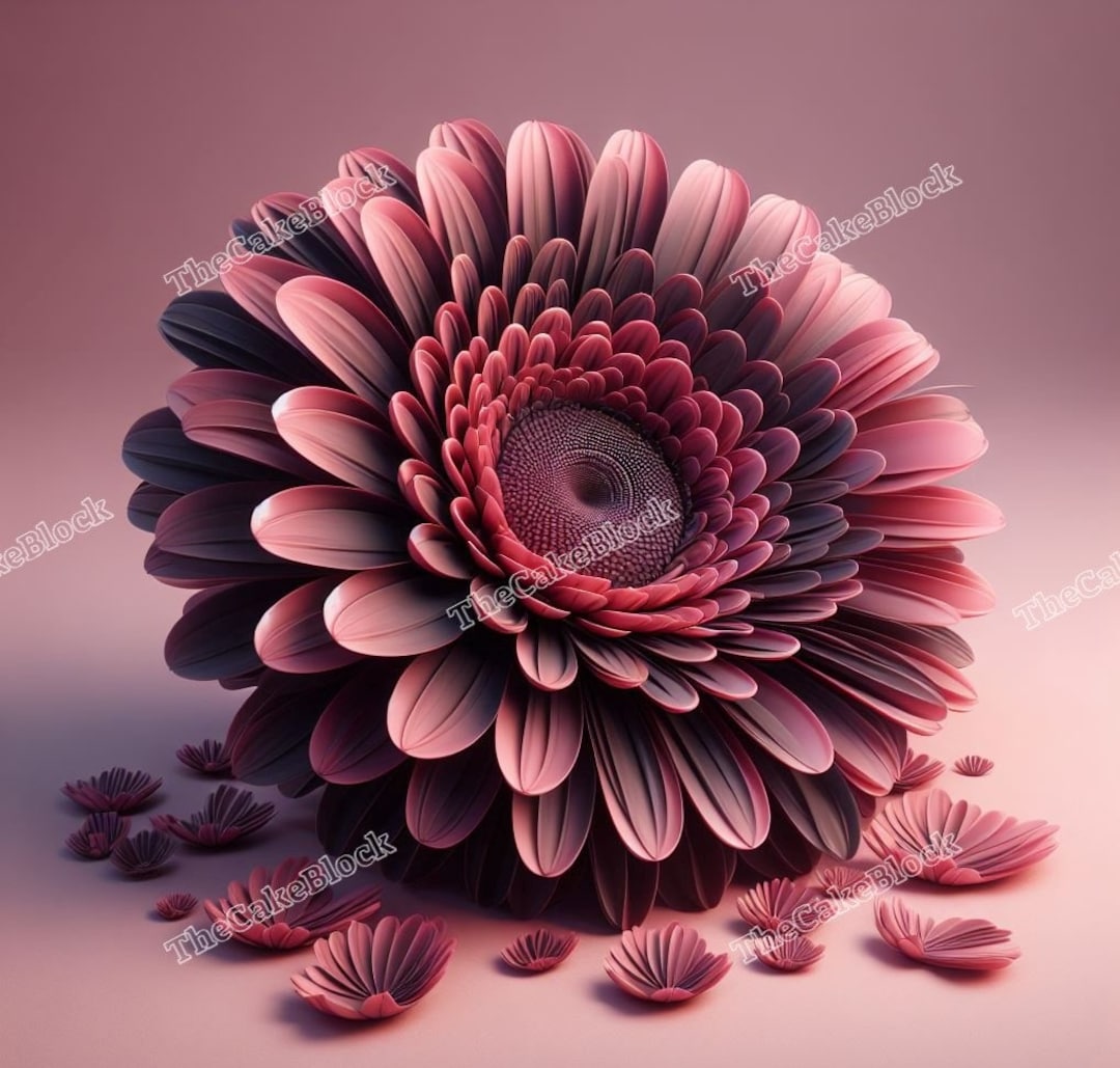 Dark Pink Beautiful Flower 3D Image Jpeg, Png Showers Wedding ...