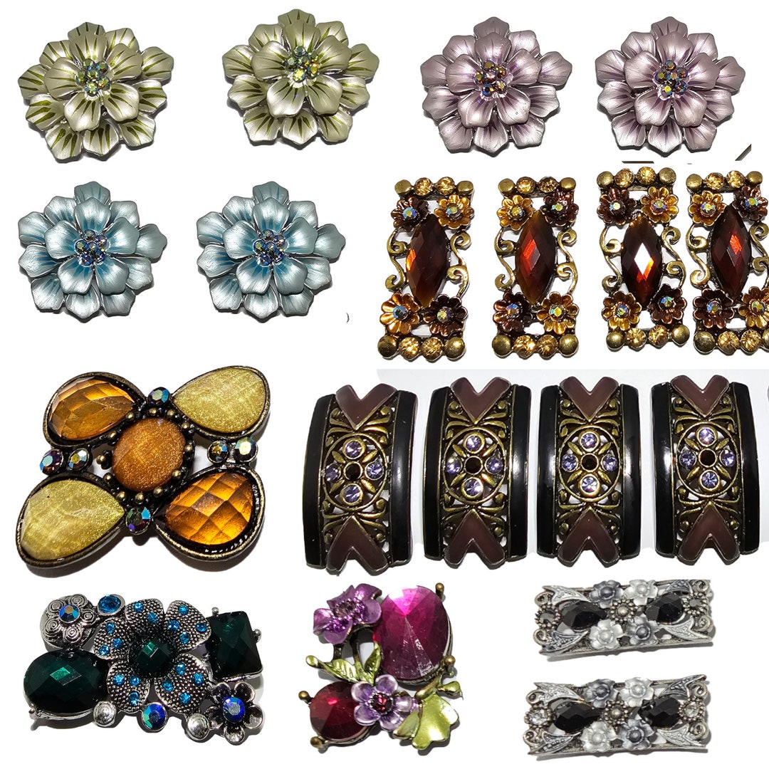BULK Quality Spacer Findings, Flower Spacers, Swarovski Crystal Stones ...