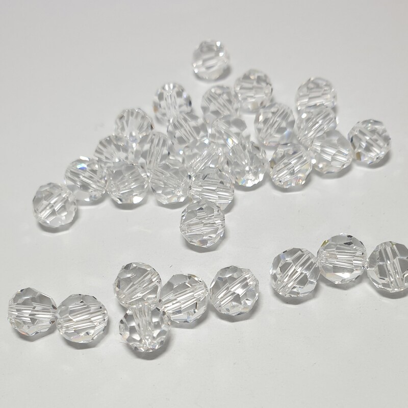 Round Crystal Beads - Etsy UK