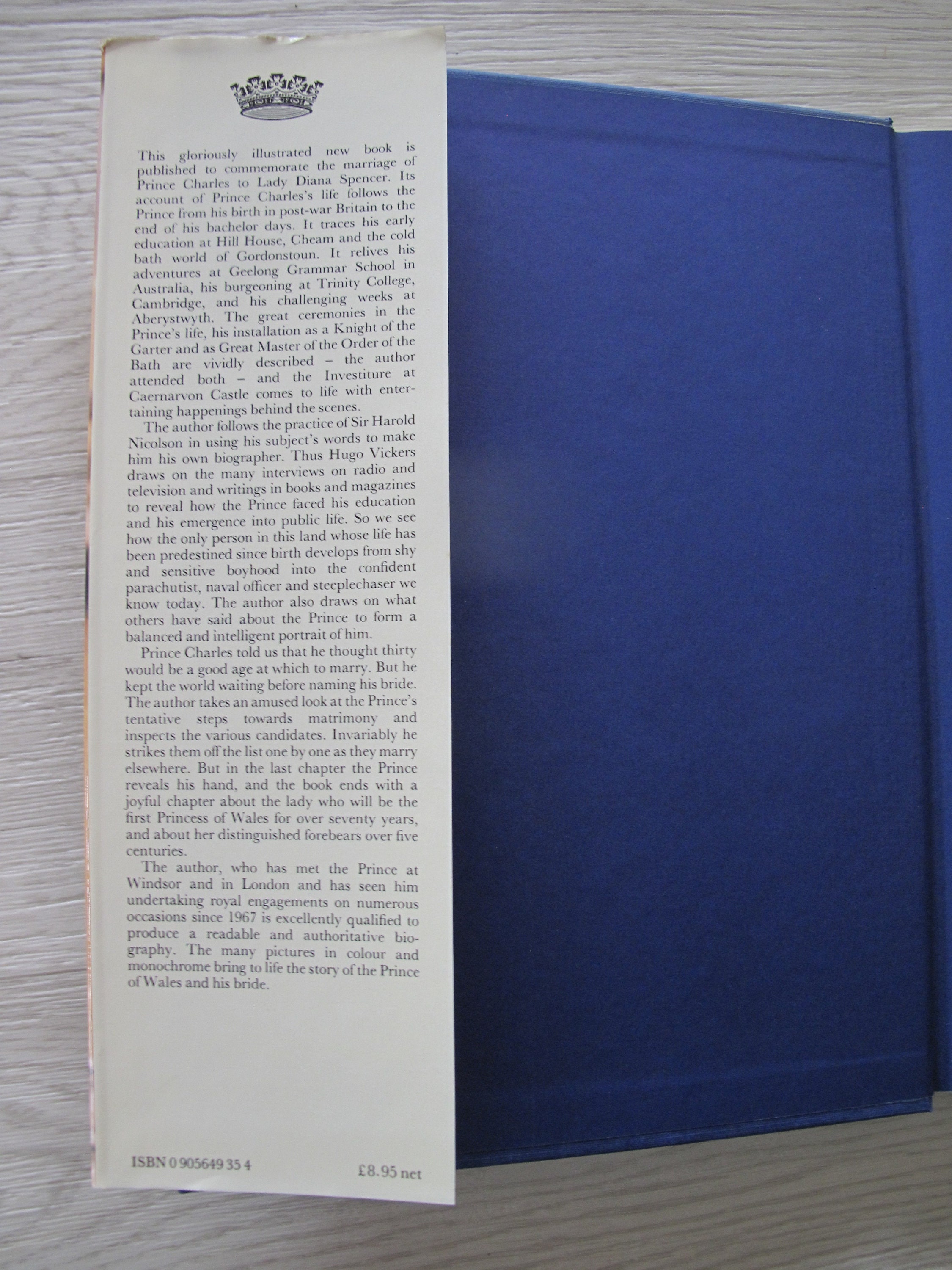 The Royal Wedding Book Signed by Author Hugo Vickers - Etsy