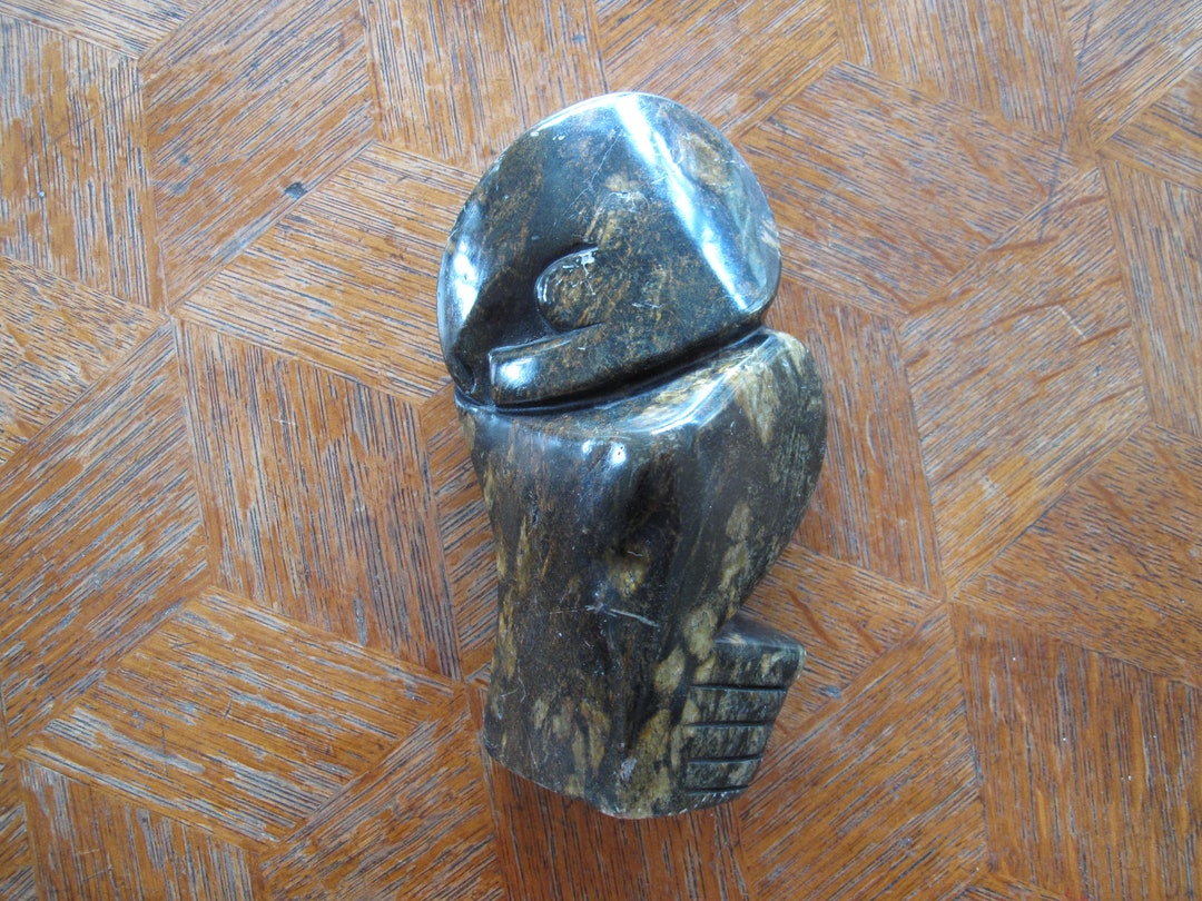 Inuit Carved Figure of a Puffin - Etsy