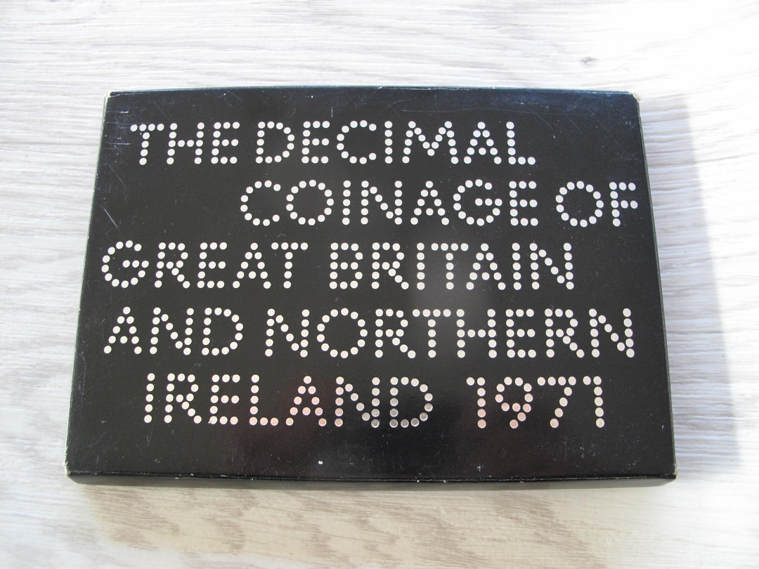 1971 First UK Decimal Coin Proof Set - Etsy