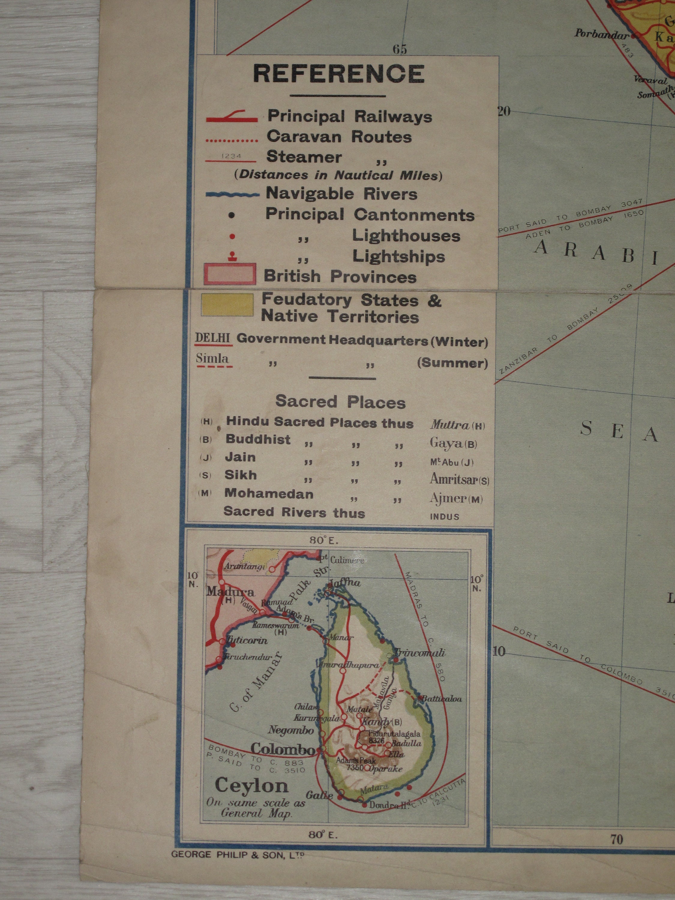 Antique School Map of the British Empire the Indian Empire - Etsy Canada