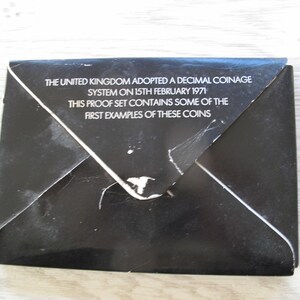 1971 First UK Decimal Coin Proof Set - Etsy