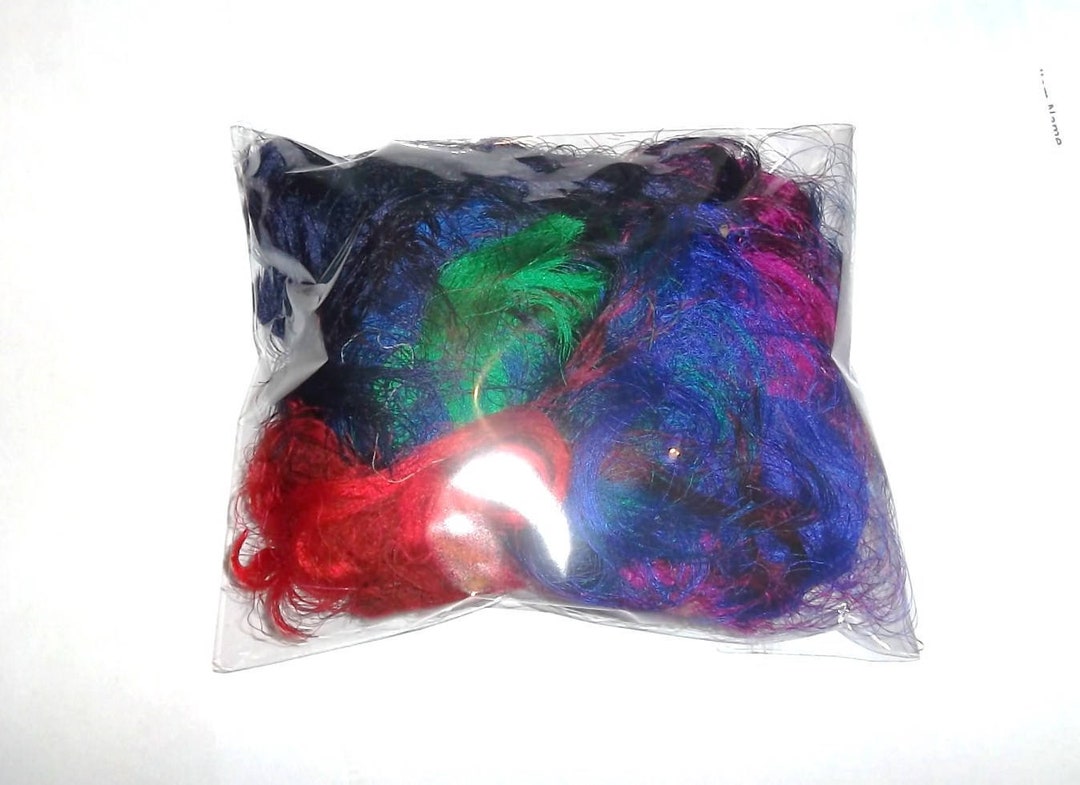 Sari Silk Threads 2 Sizes Silk Waste Spinning Fiber Art - Etsy