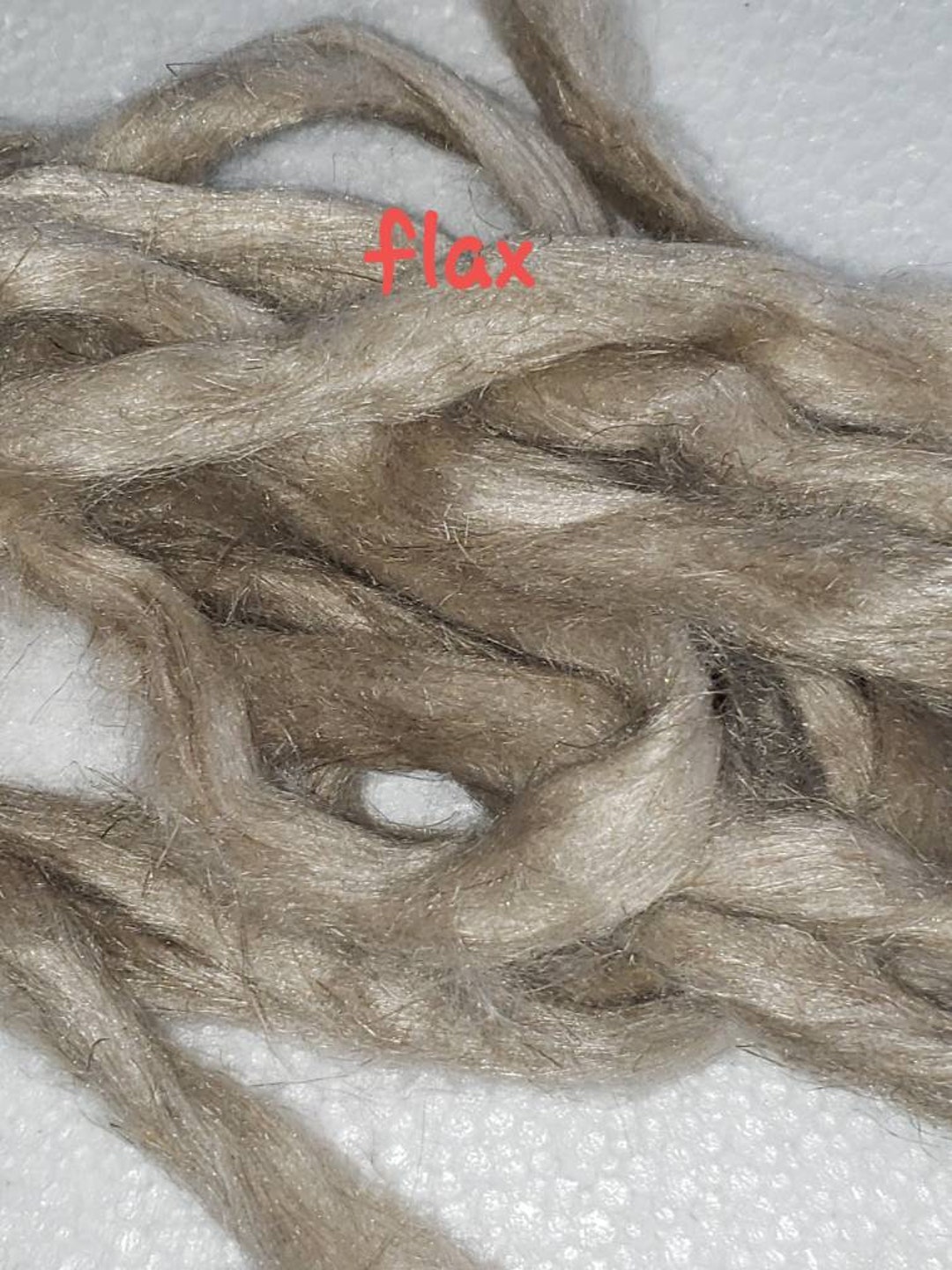 Natural Flax/linen, Tow SLIVER, Paper Making Supplies, Sold by the Oz ...