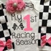 Baby Girl Race Day Outfit My 1st Racing Season Outfit - Etsy