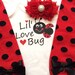 Baby Girl Valentine's Day Outfit lady Bug Outfit Baby Girl Photo Prop ...