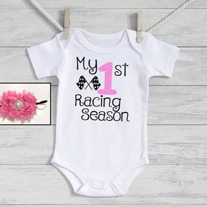 Baby Girl Race Day Outfit - My 1st Racing Season Outfit- Checkered ...