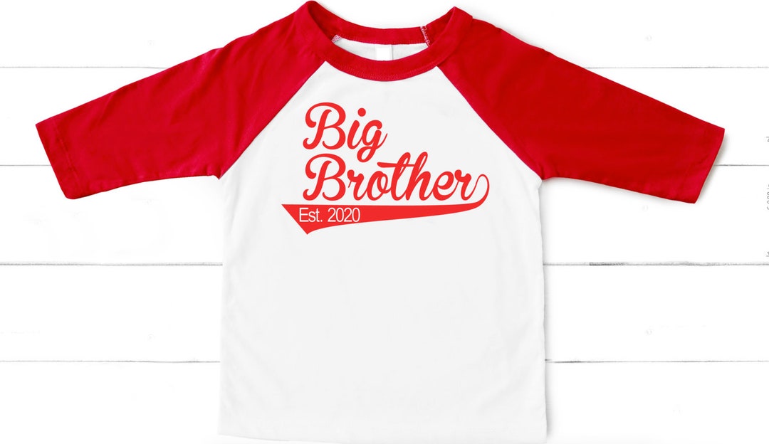 Big Brother Shirt- Big Brother Baseball Shirt- Big Brother Raglan ...