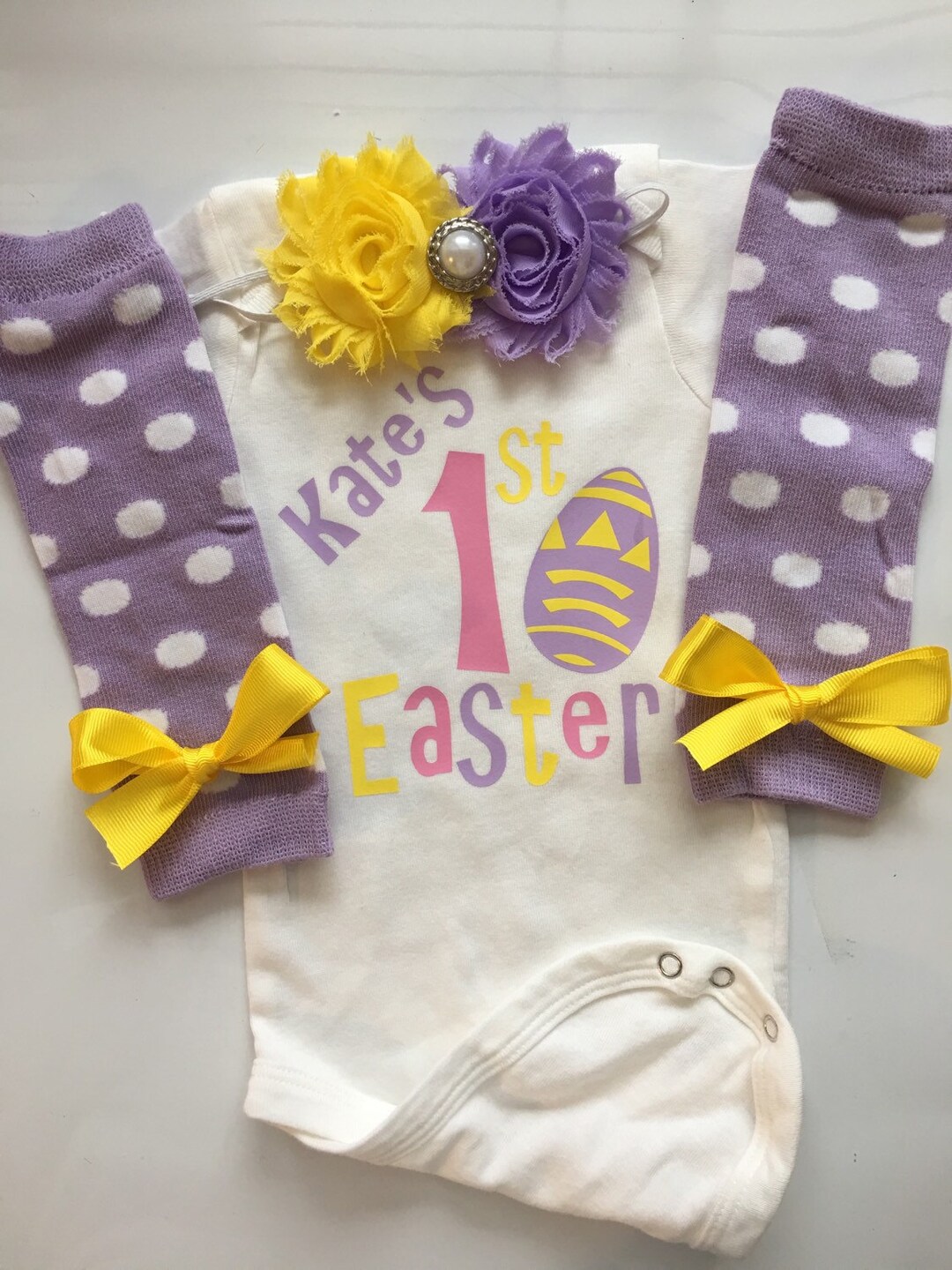 INFANT Baby Girl Easter Outfit - Spring Time Outfit - Infant Easter ...