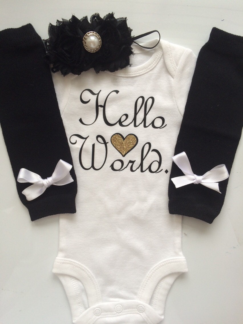 Newborn Baby Girl Outfit -coming Home Outfit - Take Home Outfit ...