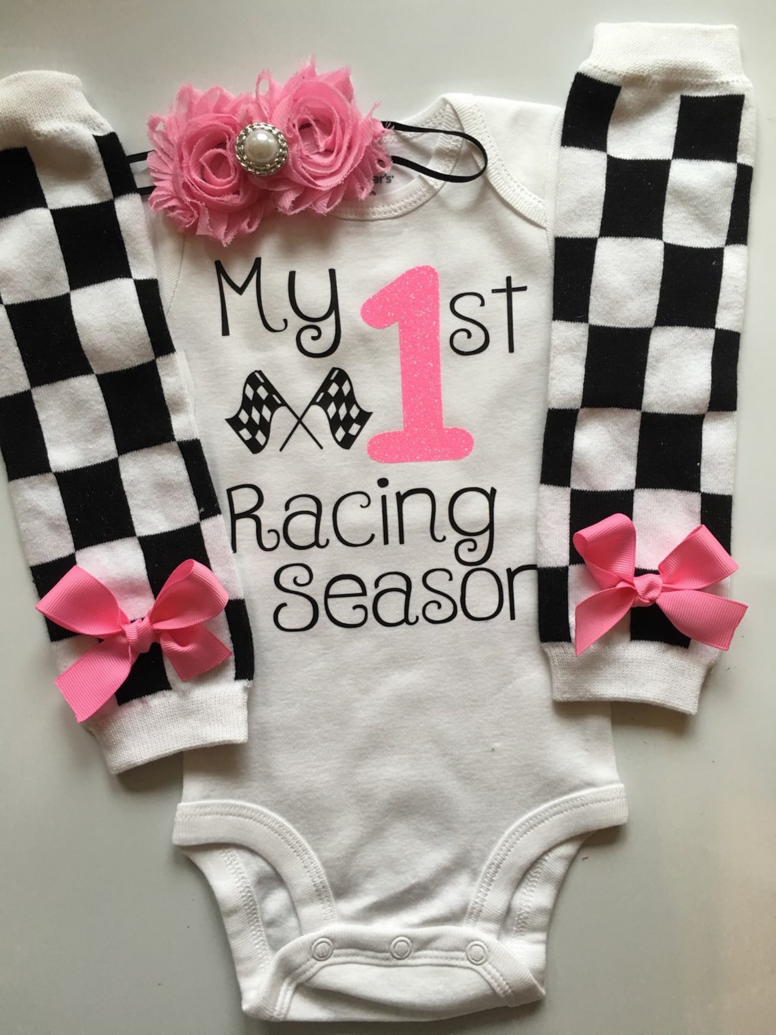 Baby Girl Race Day Outfit My 1st Racing Season Outfit - Etsy