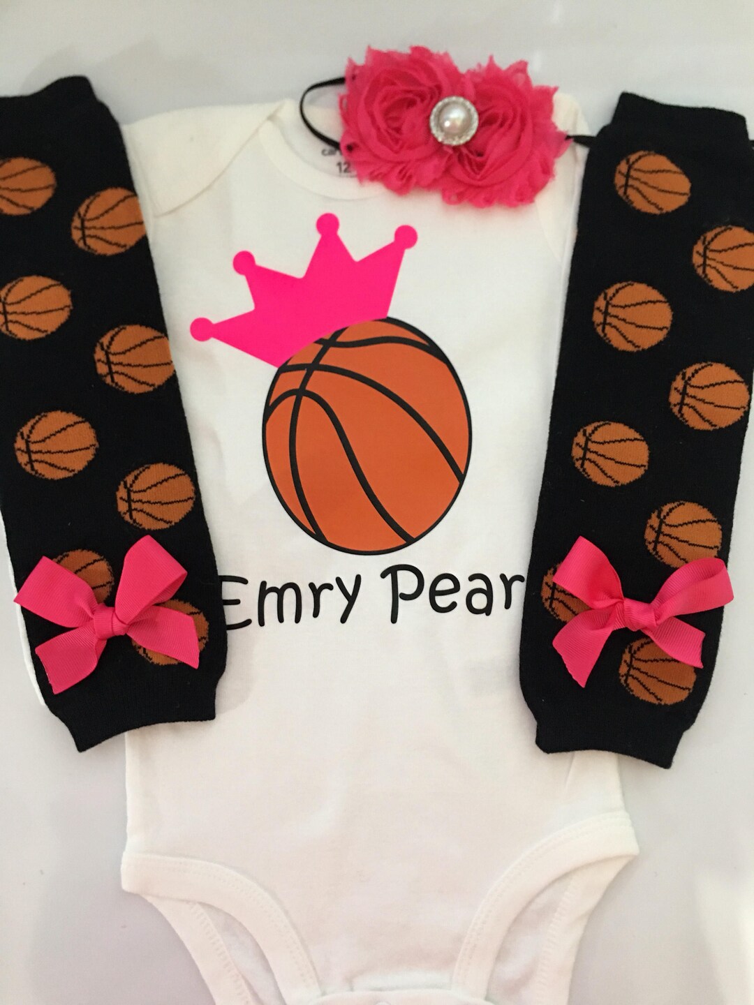Baby Girl Basketball Outfit - Infant Basketball Season Outfit ...