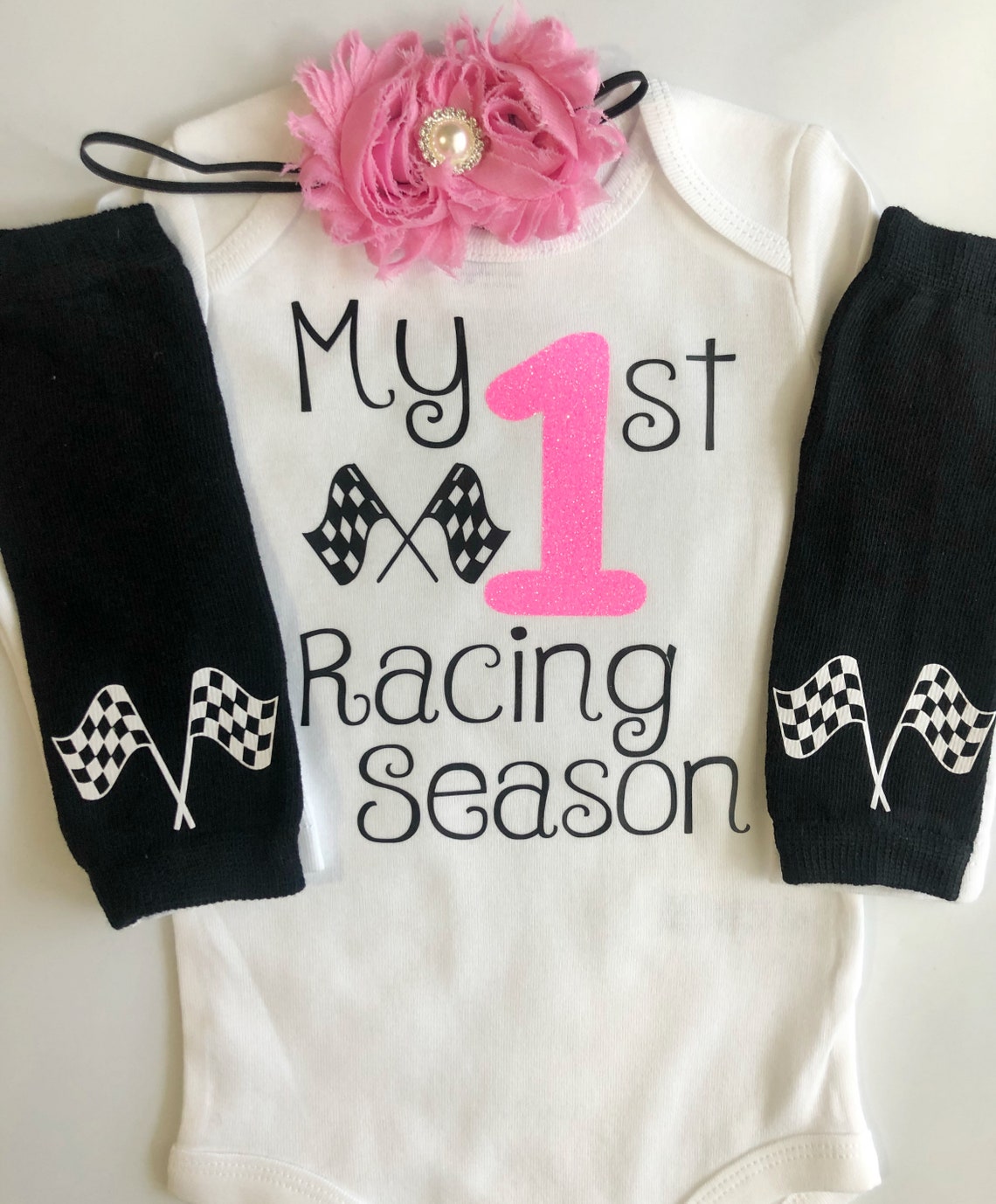 Baby Girl Race Day Outfit My 1st Racing Season Outfit - Etsy