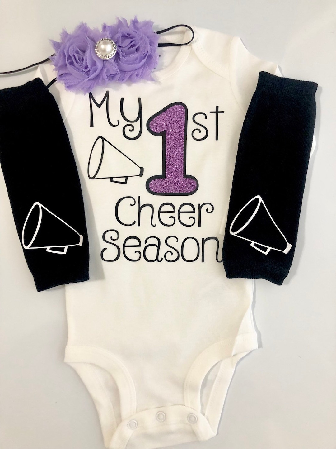 Baby Girl Outfit -my 1st Cheer Season - Cheerleading Baby Outfit ...