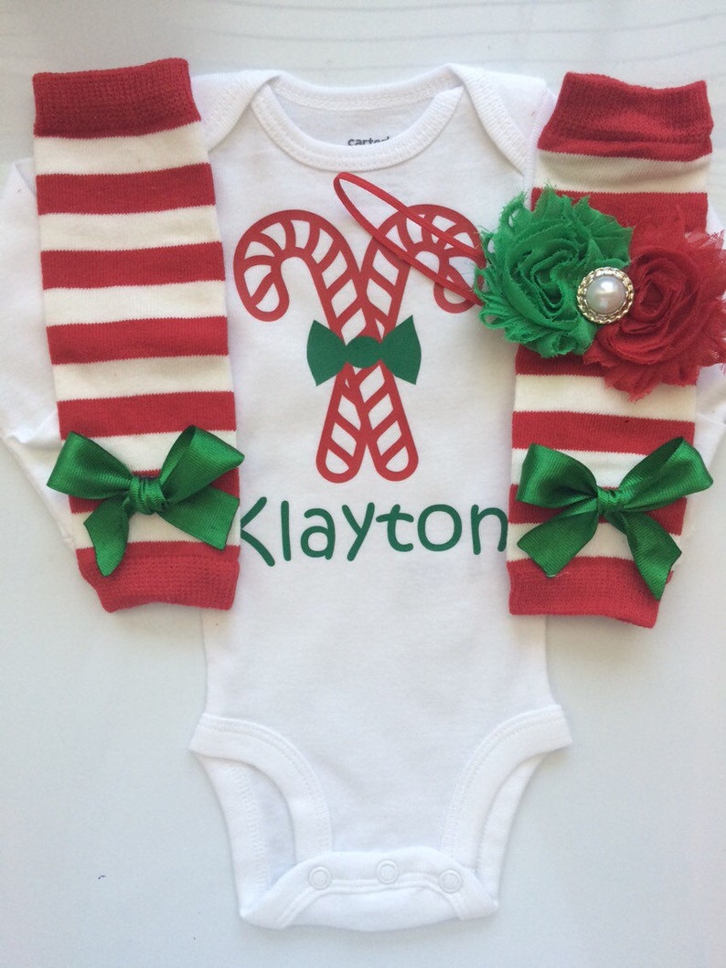 Baby Girl Christmas Outfit- Preemie Newborn and 3 Months- Newborn Leg ...
