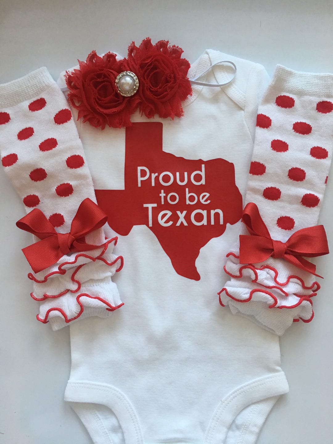 Baby Girl Outfit- Texas Proud - Texas Baby Shirt - Poud to Be Texan ...