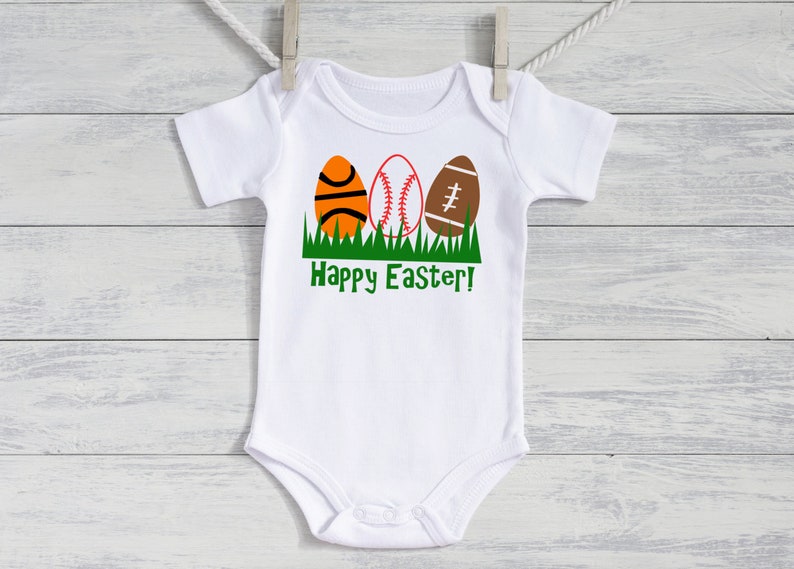 Baby Boy Toddler Boy Easter Outfit sports Easter Egg Easter - Etsy