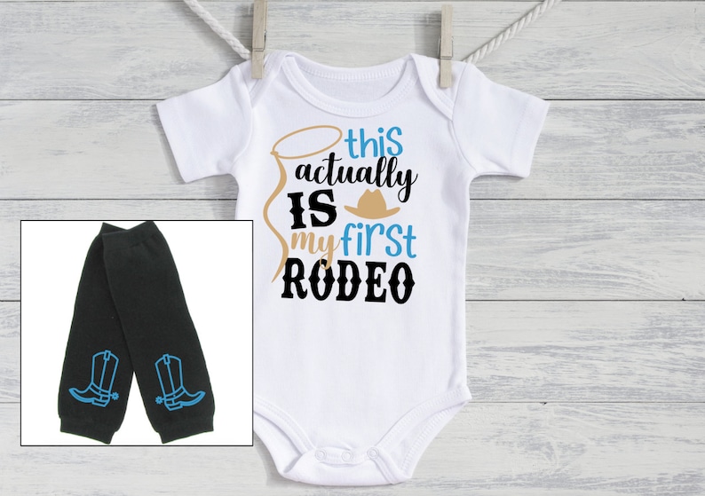 This actually is my first Rodeo Shirt Baby rodeo outfit | Etsy