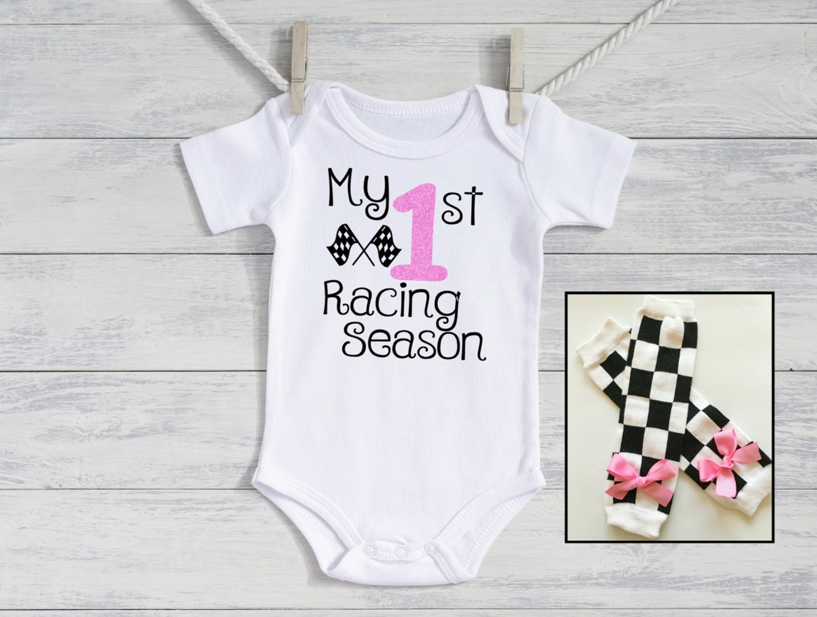 Baby Girl Race Day Outfit My 1st Racing Season Outfit - Etsy