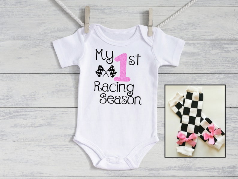 Baby Girl Race Day Outfit My 1st Racing Season Outfit - Etsy