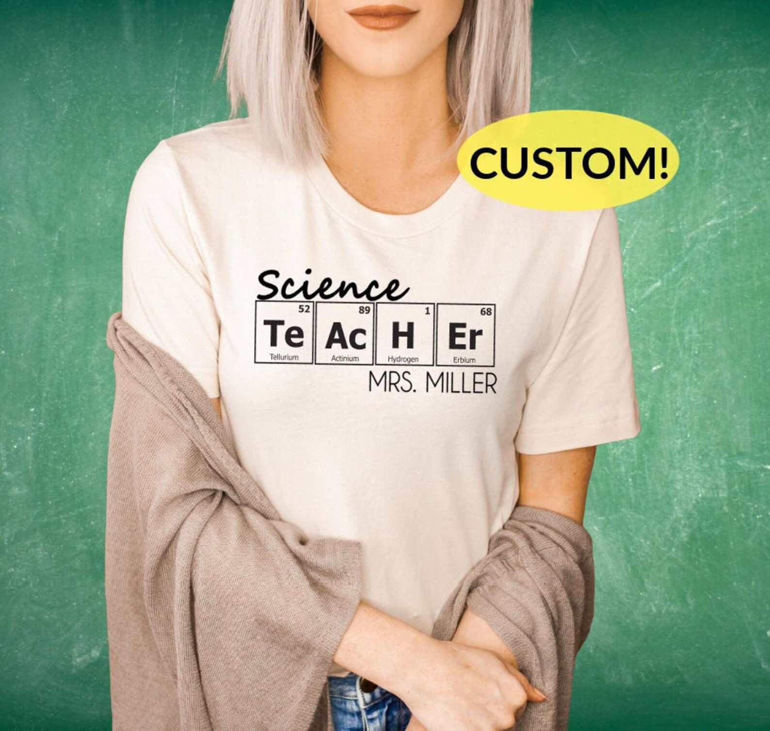 Science Teacher Shirt Gift for Teacher Personalized Teacher | Etsy