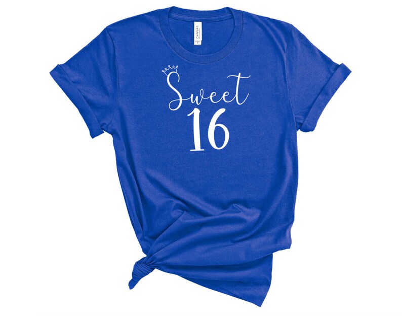Sweet 16 Shirt 16th Birthday Shirt Girl's 16th Birthday | Etsy