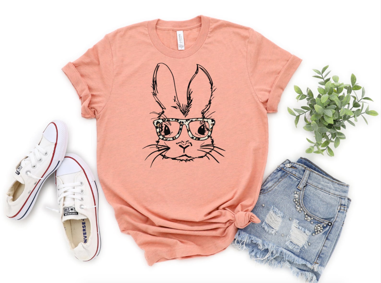 Women's Easter Shirt - Womens Spring Shirt - Hipster Bunny Shirt ...