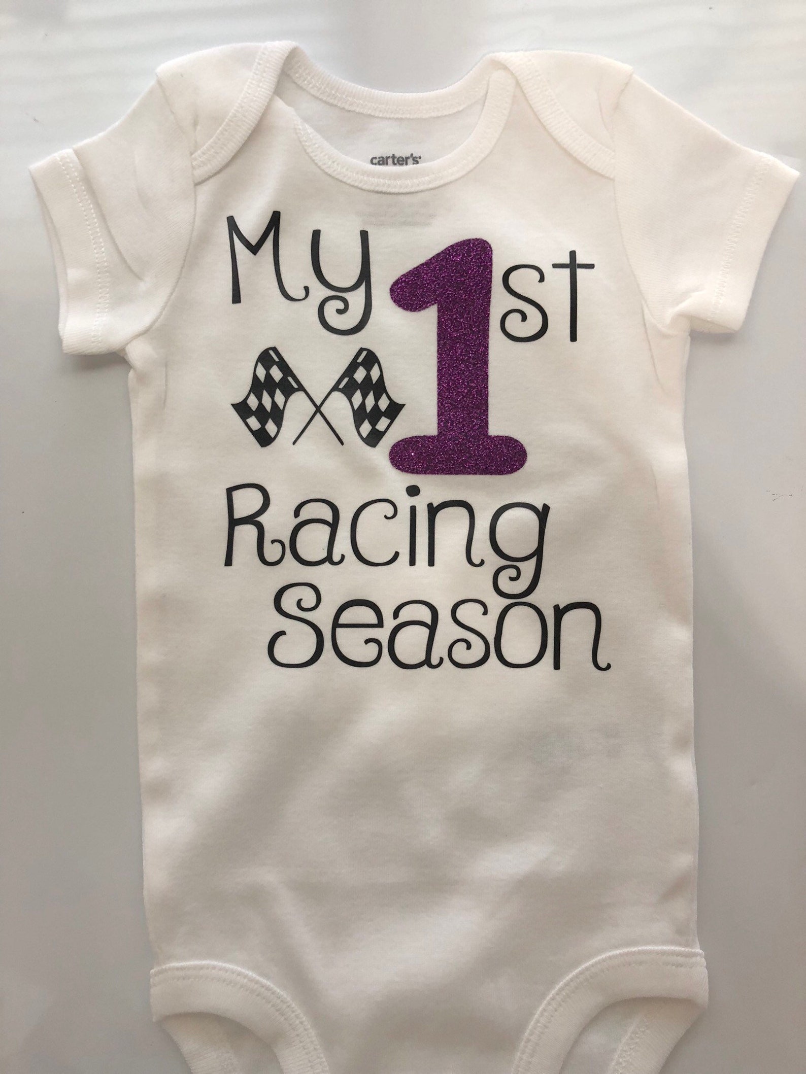 Baby Girl Race Day Outfit - My 1st Racing Season Outfit- Checkered ...