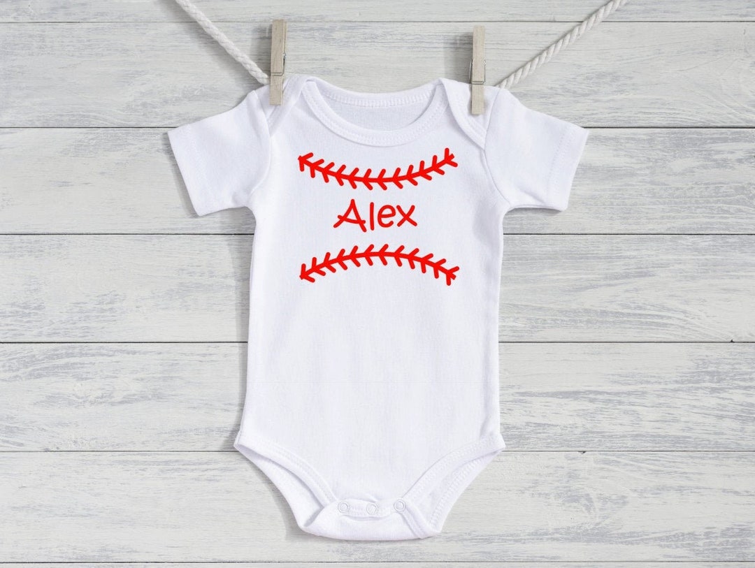 Baby Baseball Shirt -- Kids Baseball Outfit - Baseball Personalized ...