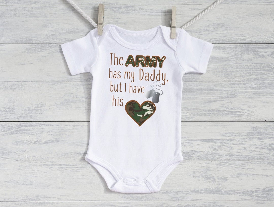 Army Daddy - Baby Army Gift - Infant Army Gift- Army Mommy - Newborn ...