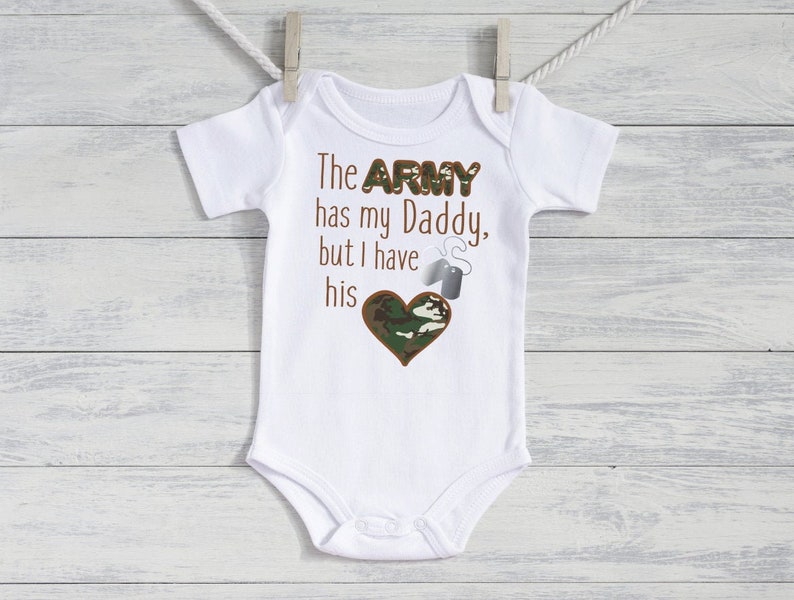 Army Daddy Baby Army Gift Infant Army Gift Army Mommy Newborn Army ...